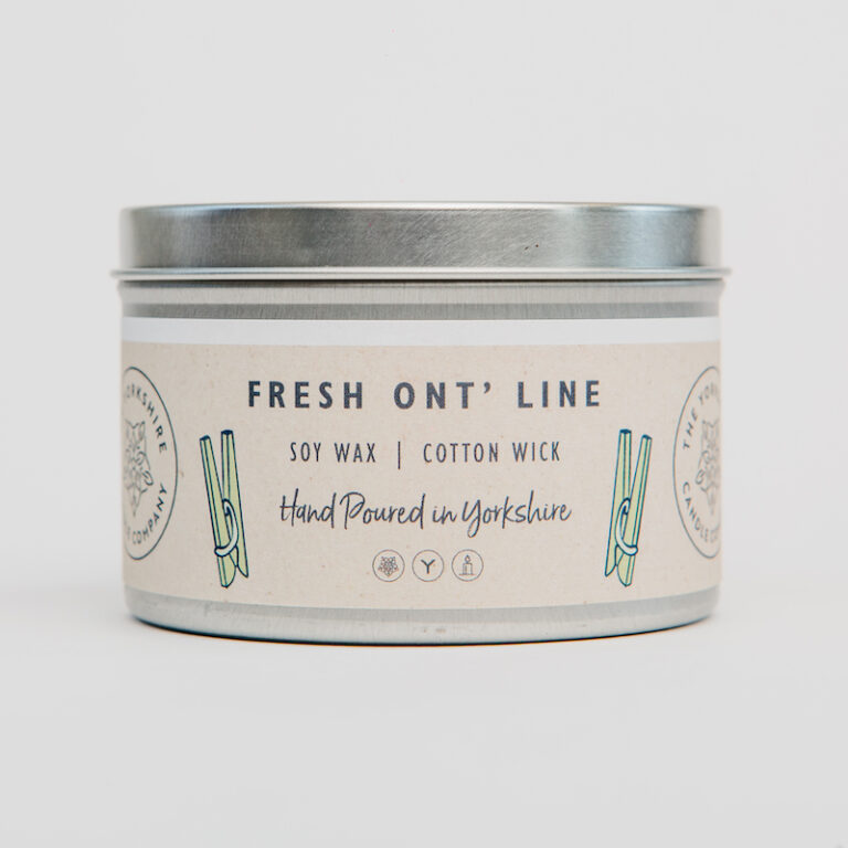 Fresh ont’ Line Candle - The Yorkshire Candle Company